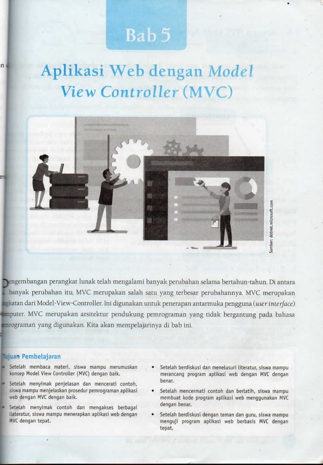 Materi PWPB kelas XII RPL - Aplikasi web dengan model Model View Controler (MVC) | PDF