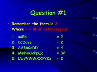 Ppt genetics problems | PPT