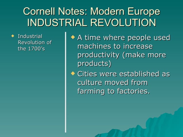 Industrial Revolution 7th Grade | PPT