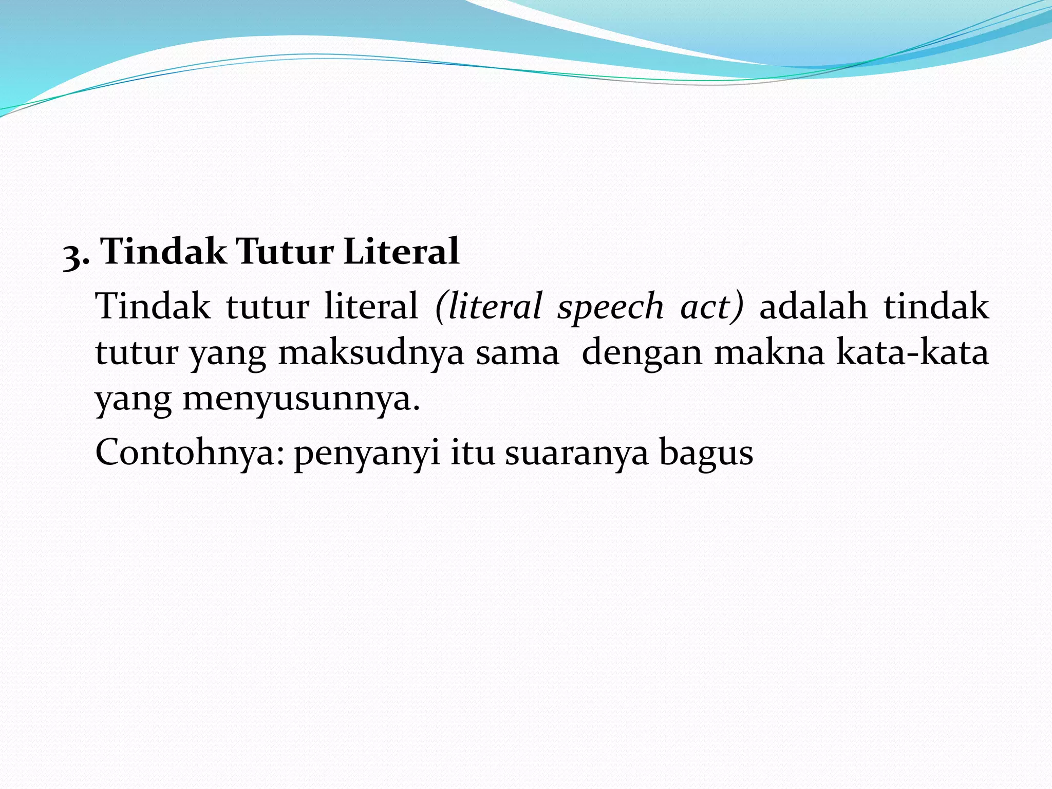 tindak tutur | PPTX