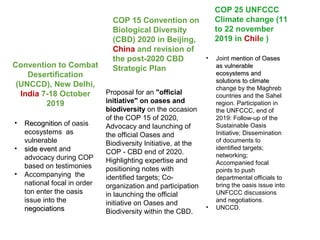 Maghreb advocacy strategy for the oases conservation | PPT