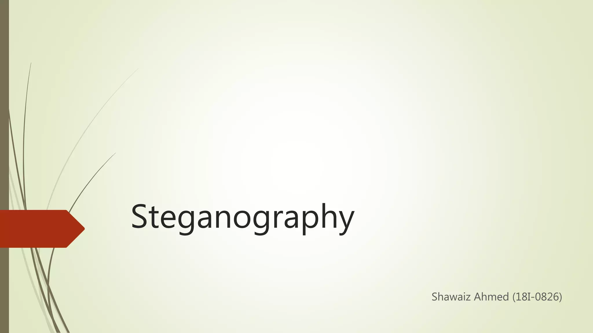 Steganography | PPT