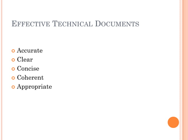 Writing Technical Documents | PPT