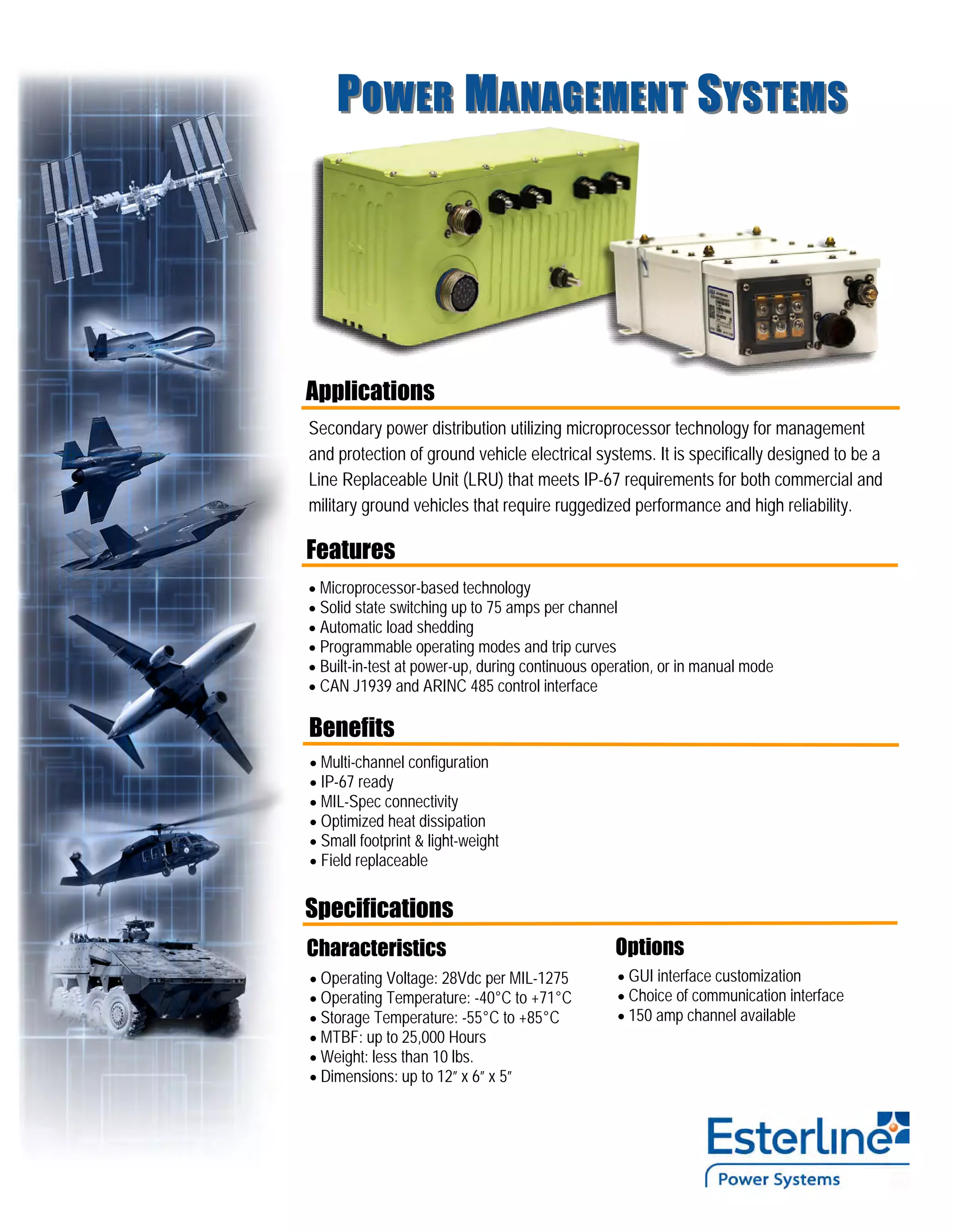 Ground Vehicle Power Management Systems | PDF | Technology & Computing