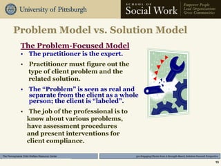 Engaging Clients from a Strength-Based, Solution-Focused Perspective | PPT