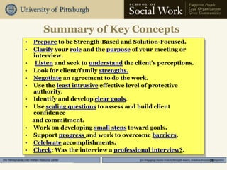 Engaging Clients from a Strength-Based, Solution-Focused Perspective | PPT