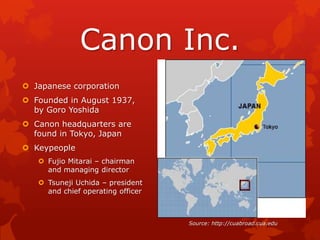 Pwrpoint canon inc | PPTX