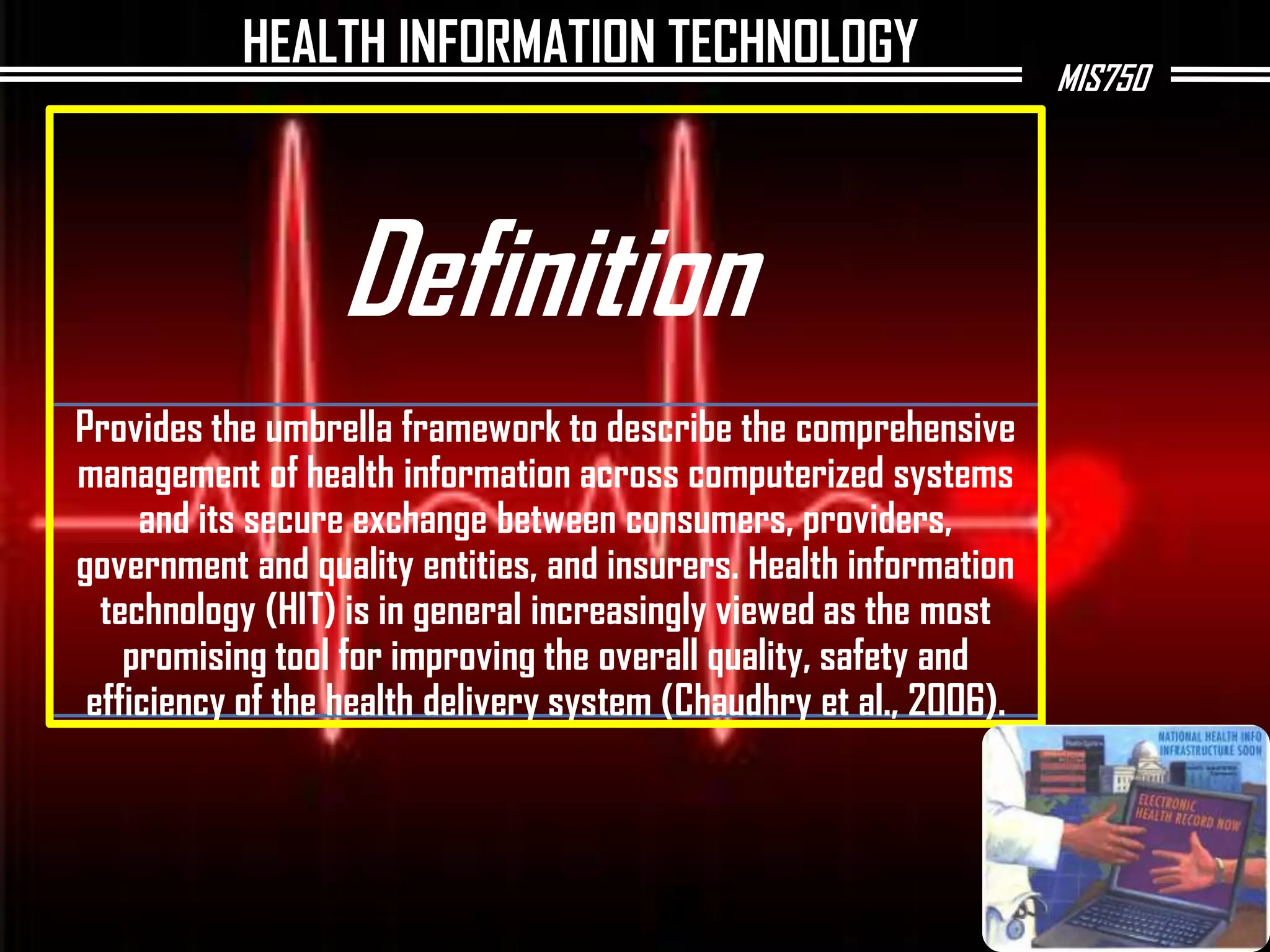 Group Assignment: HEALTH INFORMATION TECHNOLOGY | PPTX