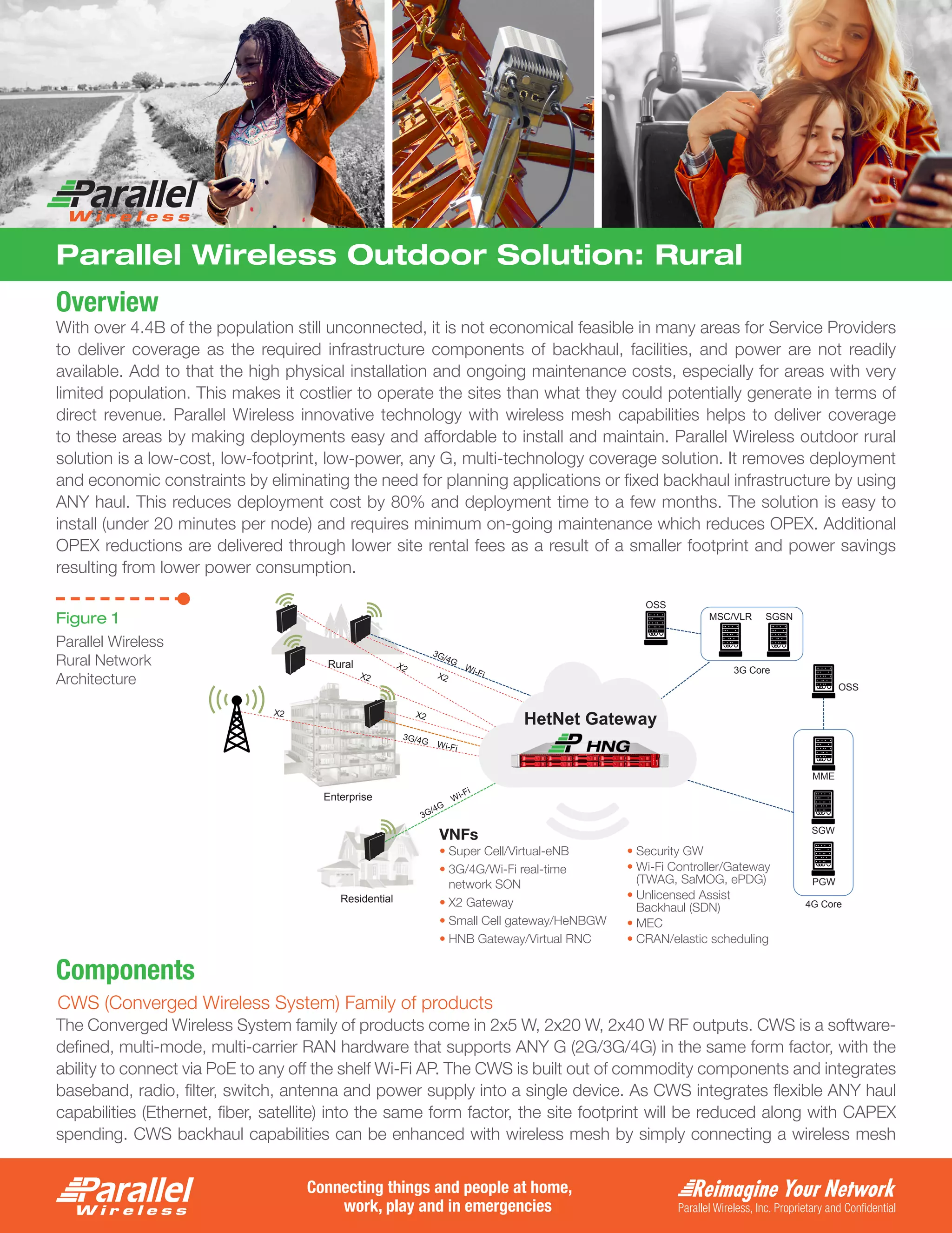 Parallel Wireless Rural Coverage Solution Overview | PDF