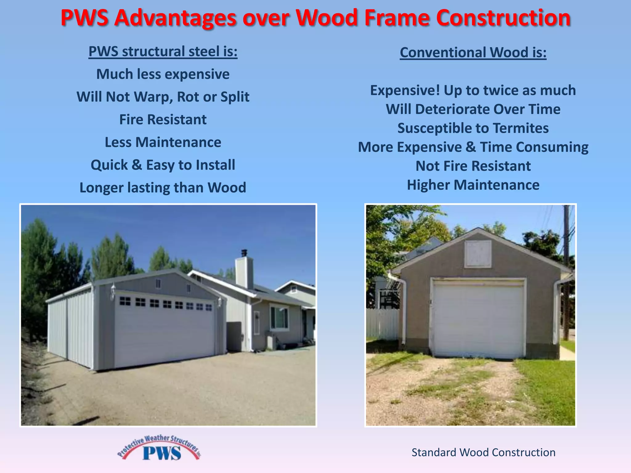 PWS vs. Wood Frame Construction | PPTX | Civil Engineering Industry ...