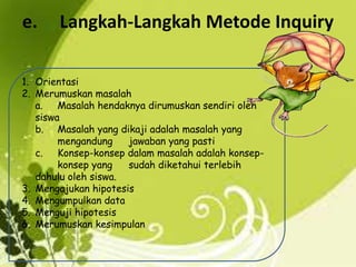 Model Pembelajaran Inquiry | PPTX