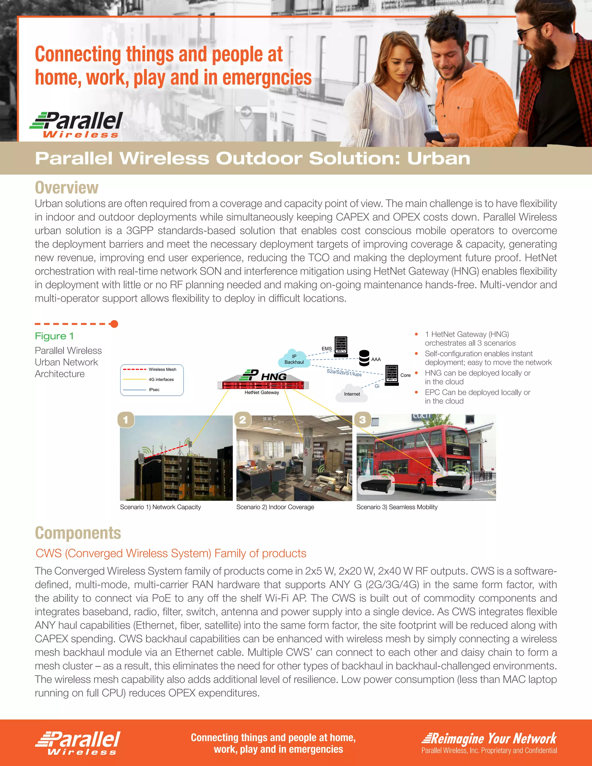Parallel Wireless Urban Coverage Solution Overview | PDF | Internet of ...