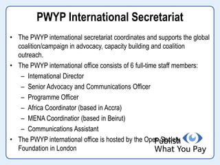 Pwyp dundee university | PPTX