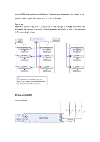 Px24500 dmx-driver | PDF