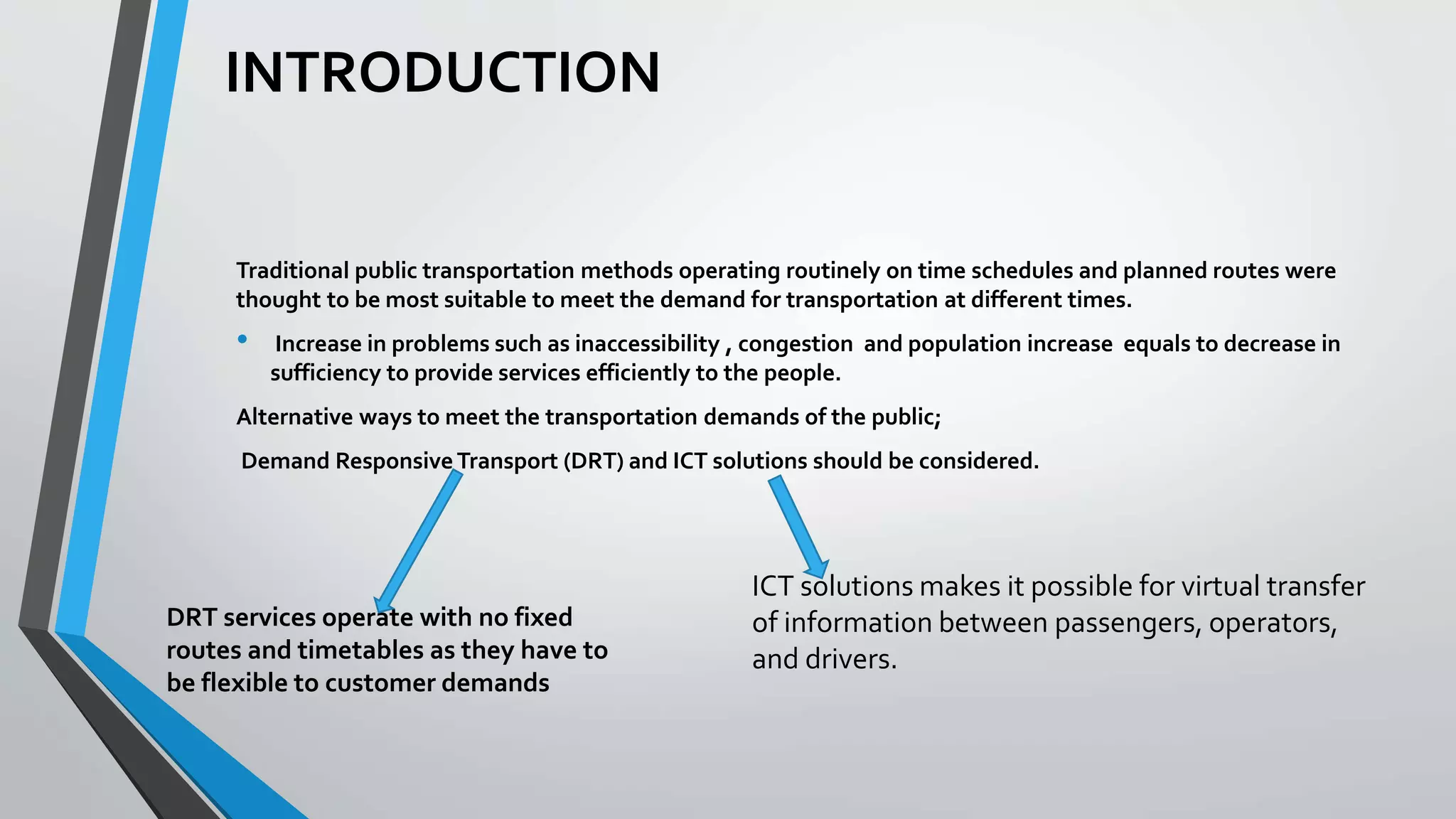 Possible impacts of ICT based demand-responsive public transportation ...