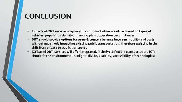 Possible impacts of ICT based demand-responsive public transportation ...