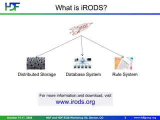 HDF5 iRODS | PPT