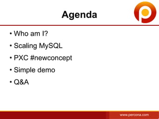 Percona XtraDB Cluster - Small Presentation | PPT