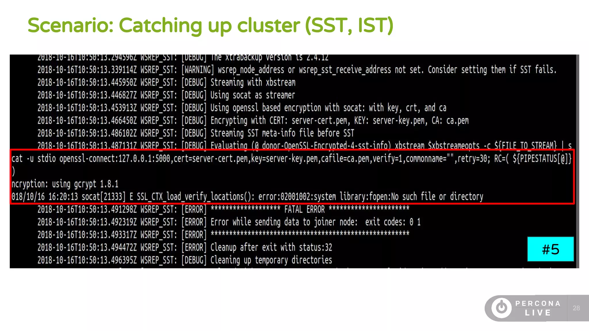 PXC (Xtradb) Failure and Recovery | PDF