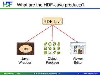 HDFView and HDF Java Products | PPT