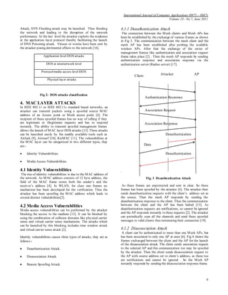 Wireless Deauth and Disassociation Attacks explained | PDF