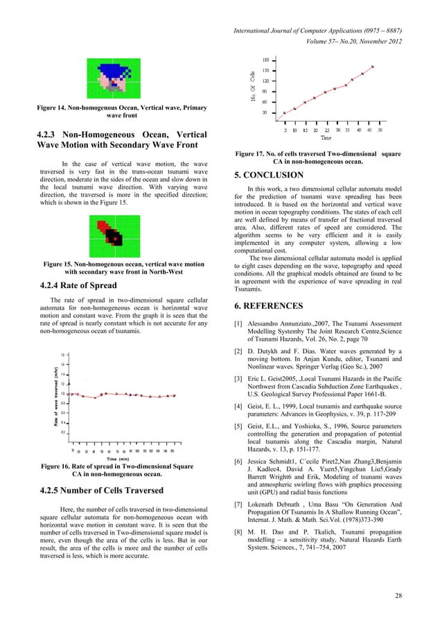 Tsunami Wave Propagation Models based on Two-Dimensional Cellular Automata | PDF