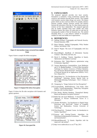 A Biometric Approach to Encrypt a File with the Help of Session Key | PDF