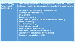 Siemens PXC Controller Series Part-2 | PPT