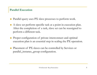 Px execution in rac | PPT