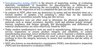 Introduction to Non destructive testing.pptx