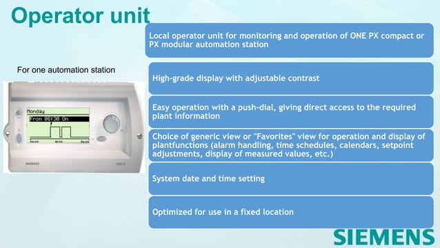 SIEMENS HMI PXM10 DISPLAY | PPT
