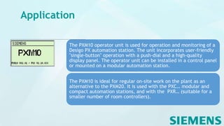 SIEMENS HMI PXM10 DISPLAY | PPT