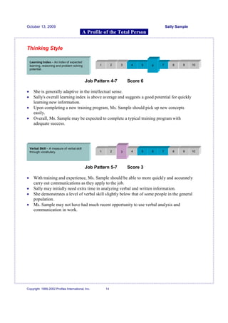 Pxt Coaching Sample Report | PDF