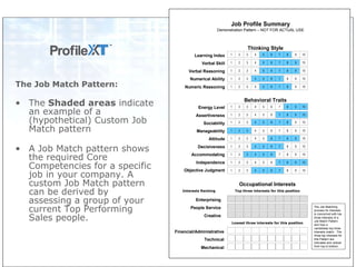 Profile XT-Sales Employee Assessment | PPT