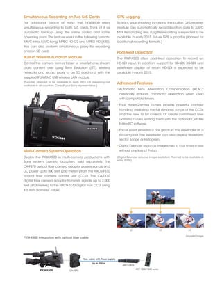 Sony PXW-X500 Camcorder | PDF