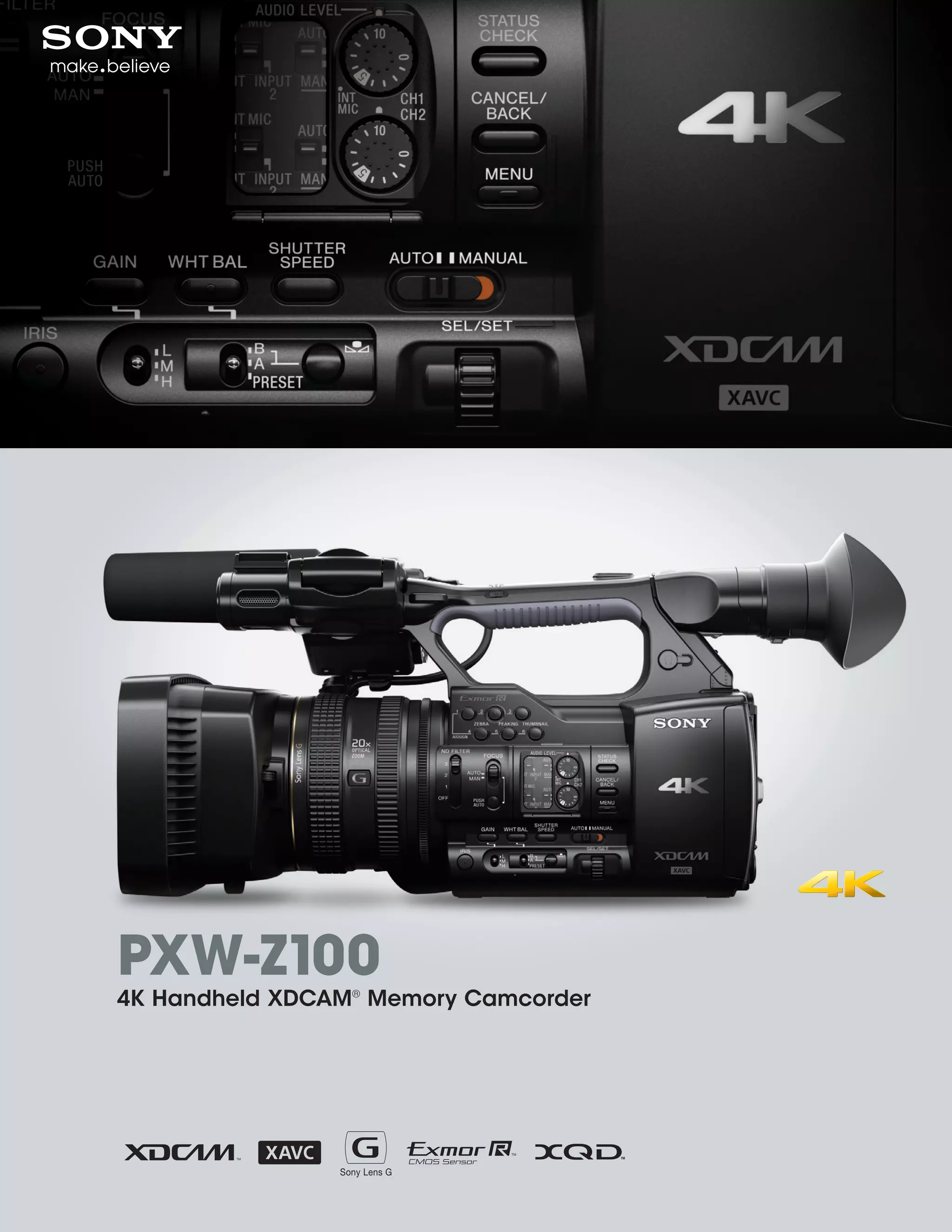 Sony PXW-Z100 Camcorder | PDF