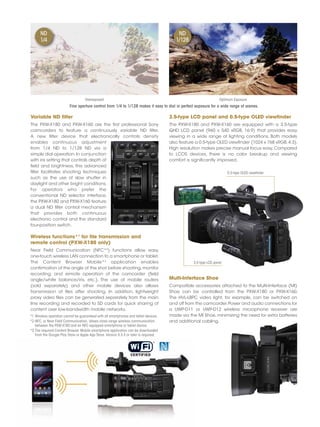 Sony PXW-X160 & 180 brochure | PDF