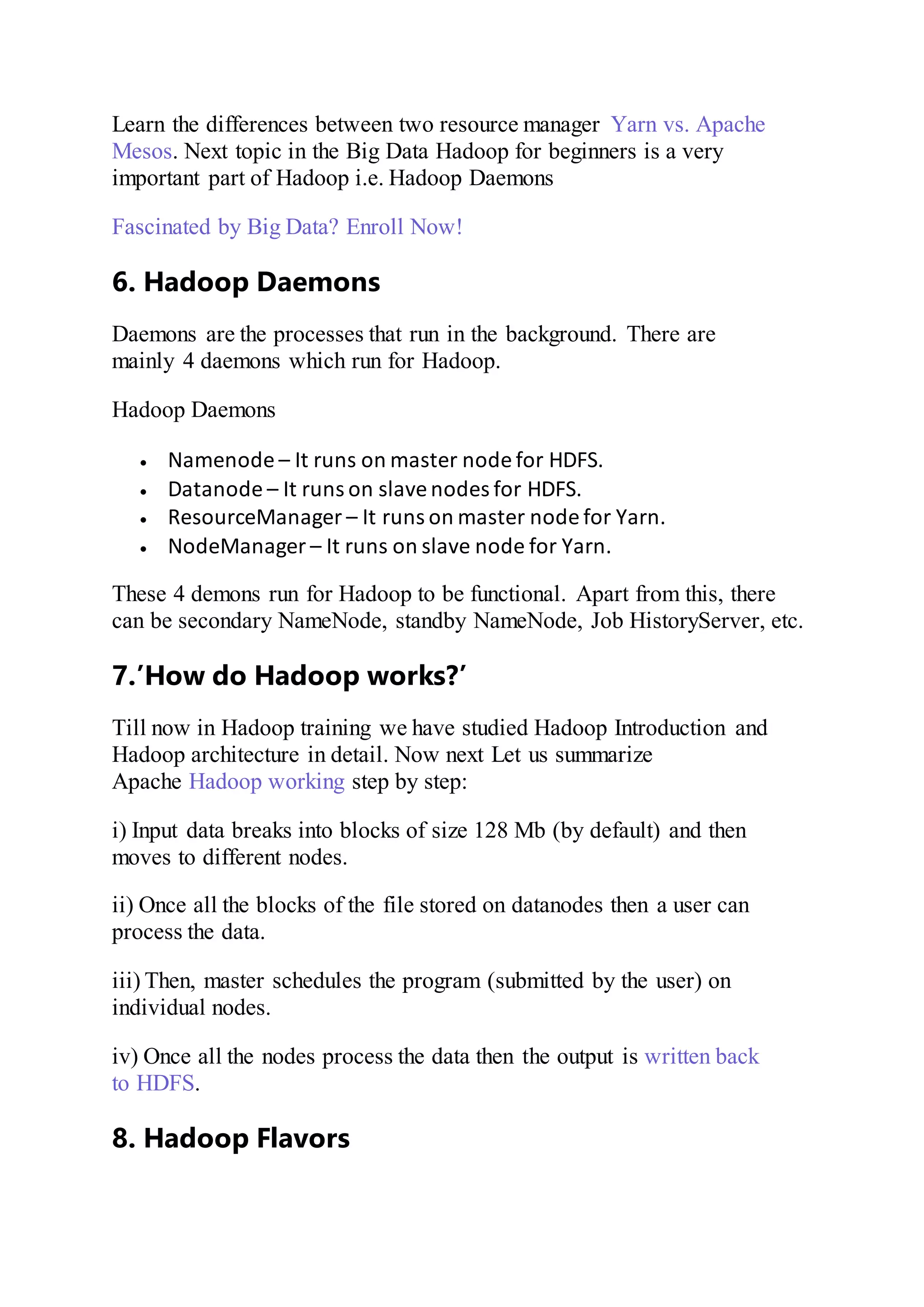Hadoop Tutorial for Beginners | DOCX