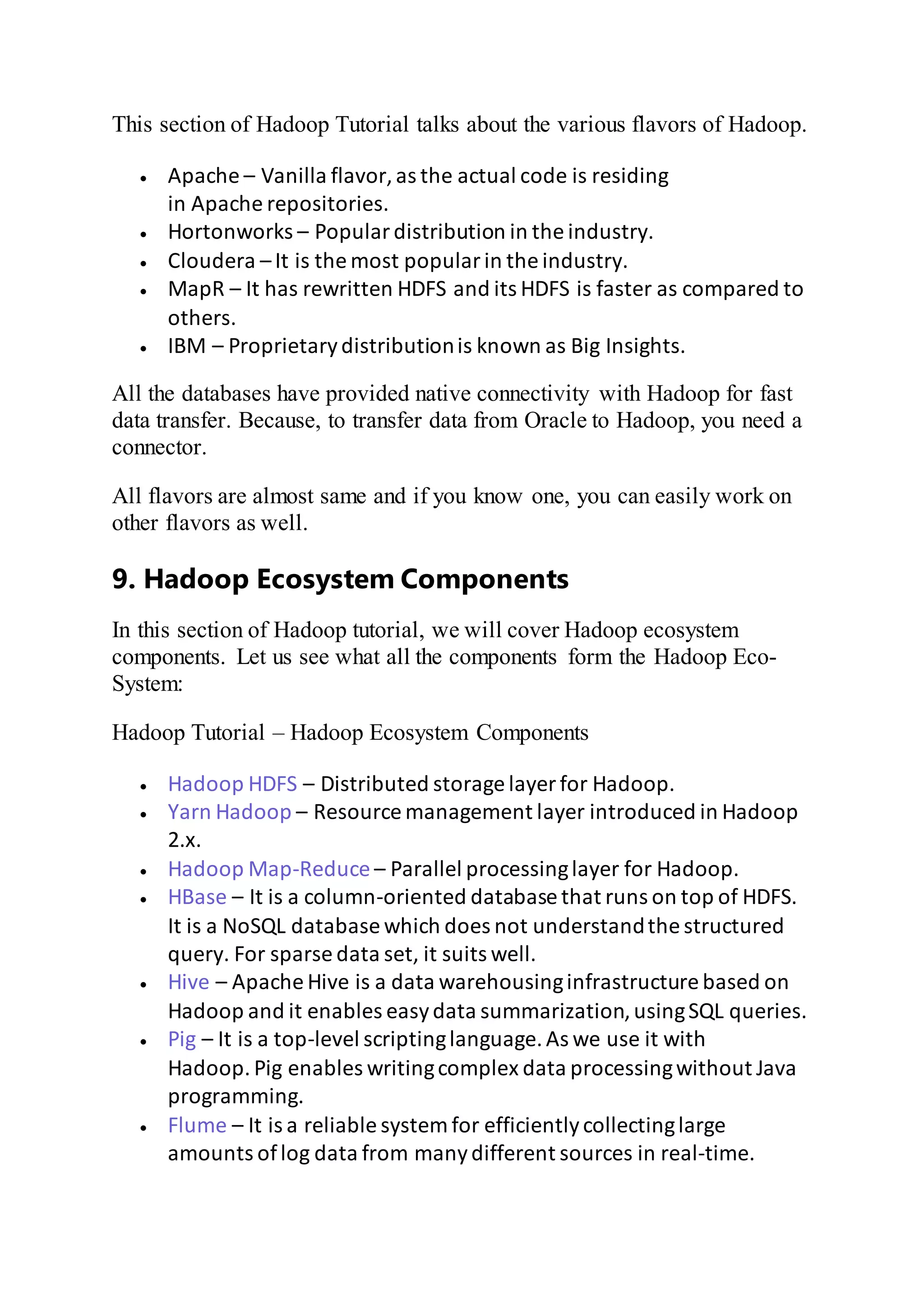 Hadoop Tutorial for Beginners | DOCX