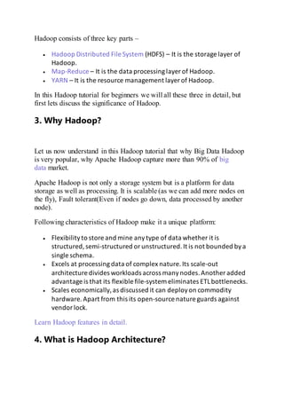 Hadoop Tutorial for Beginners | DOCX