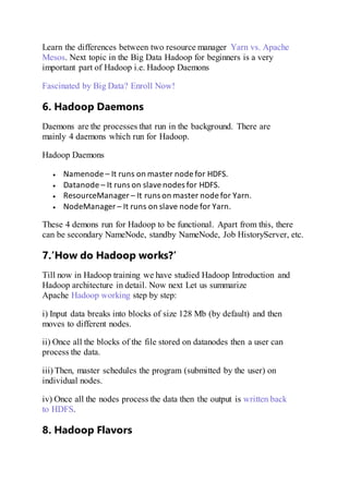 Hadoop Tutorial for Beginners | DOCX