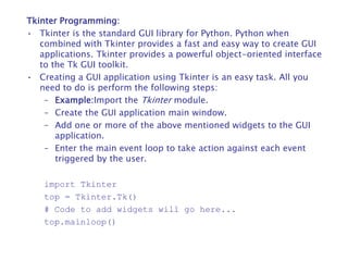 Python Programming | PPT | Programming Languages | Computing