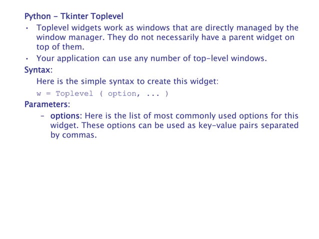 Python Programming | PPT | Programming Languages | Computing