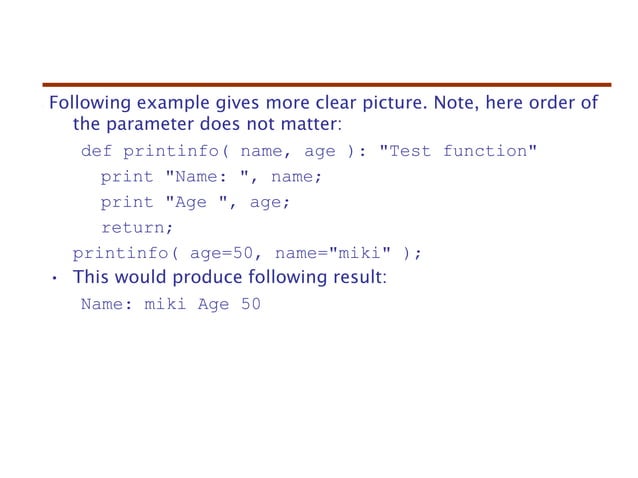 Python Programming Functions And List And Tuples Ppt