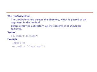 Python file handlings | PPT