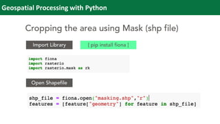 Geospatial Processing with Python | PPT