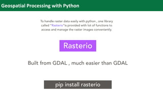 Geospatial Processing with Python | PPT