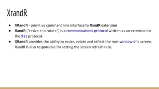 Py3status & xrand r | PPT