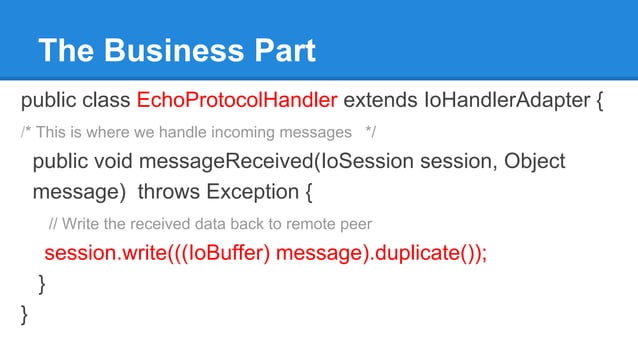 Introduction to Apache MINA | PPT