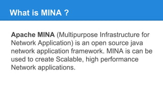 Introduction to Apache MINA | PDF